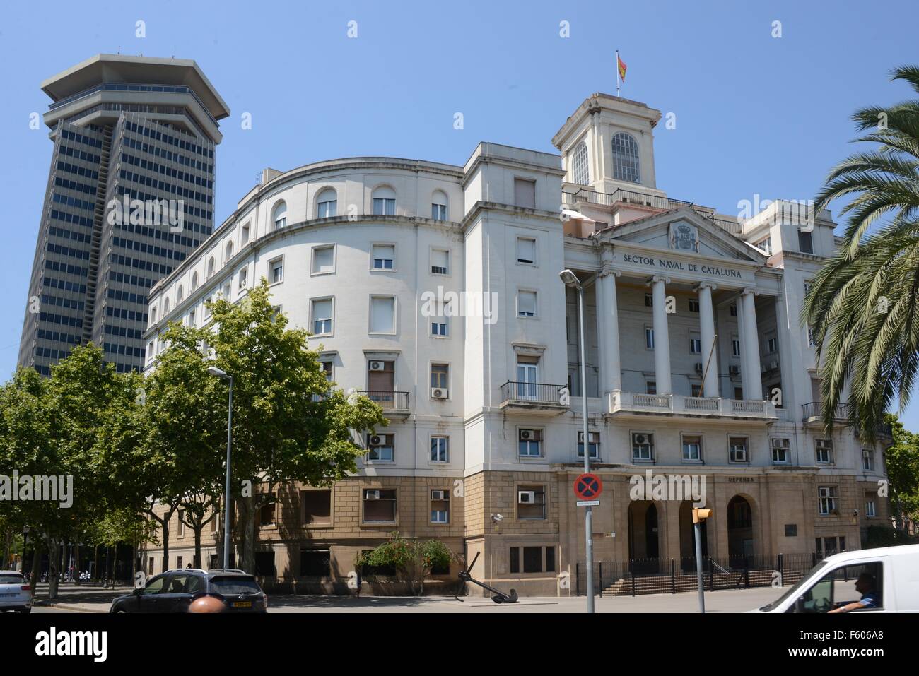 Barcelona Army Headquarters Building pictured in Barcelona, Spain, 24 ...