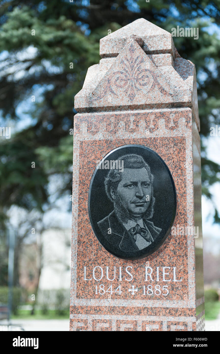 Louis riel tombstone hi-res stock photography and images - Alamy