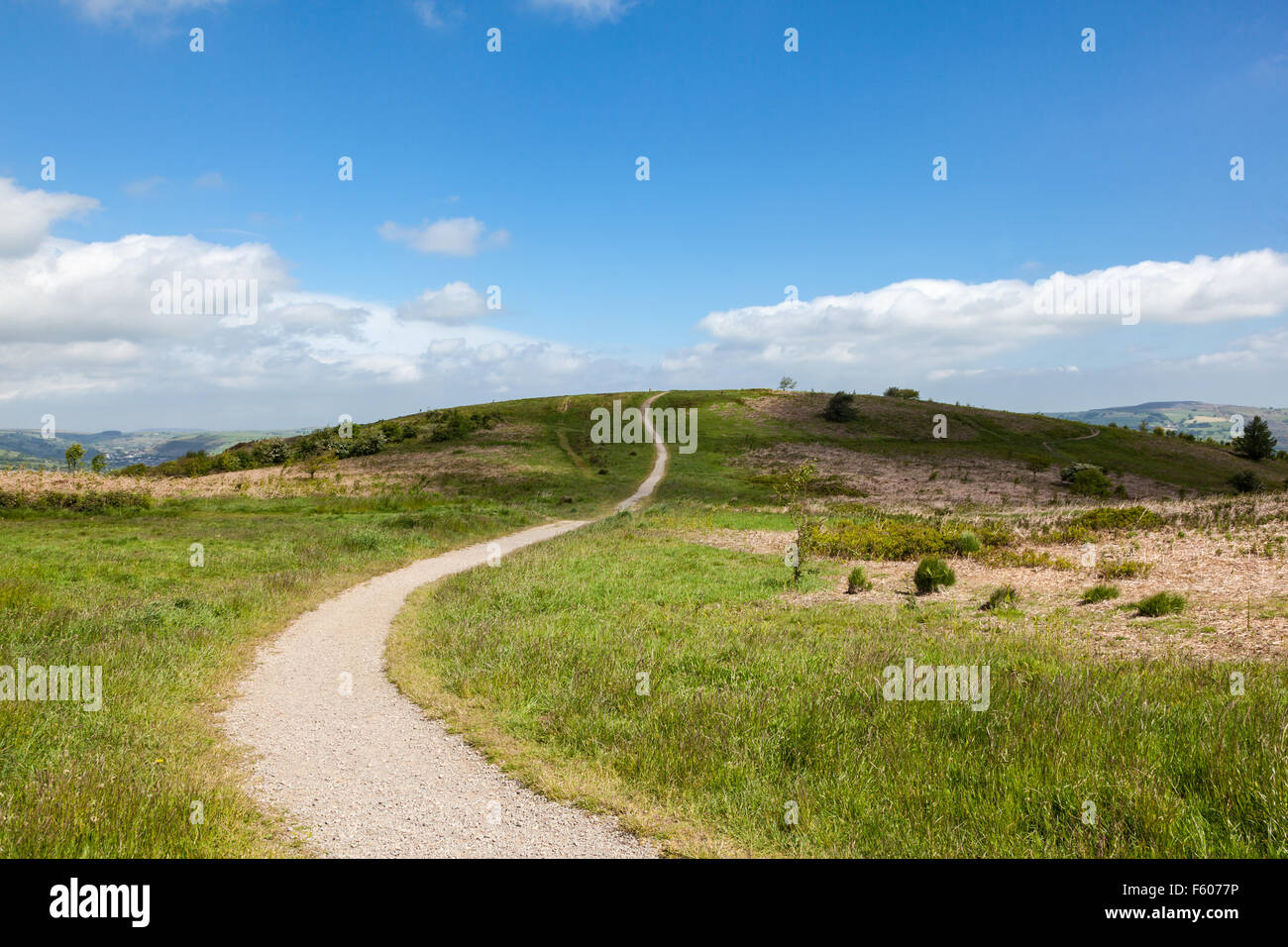 Winding hill footpath hi-res stock photography and images - Alamy