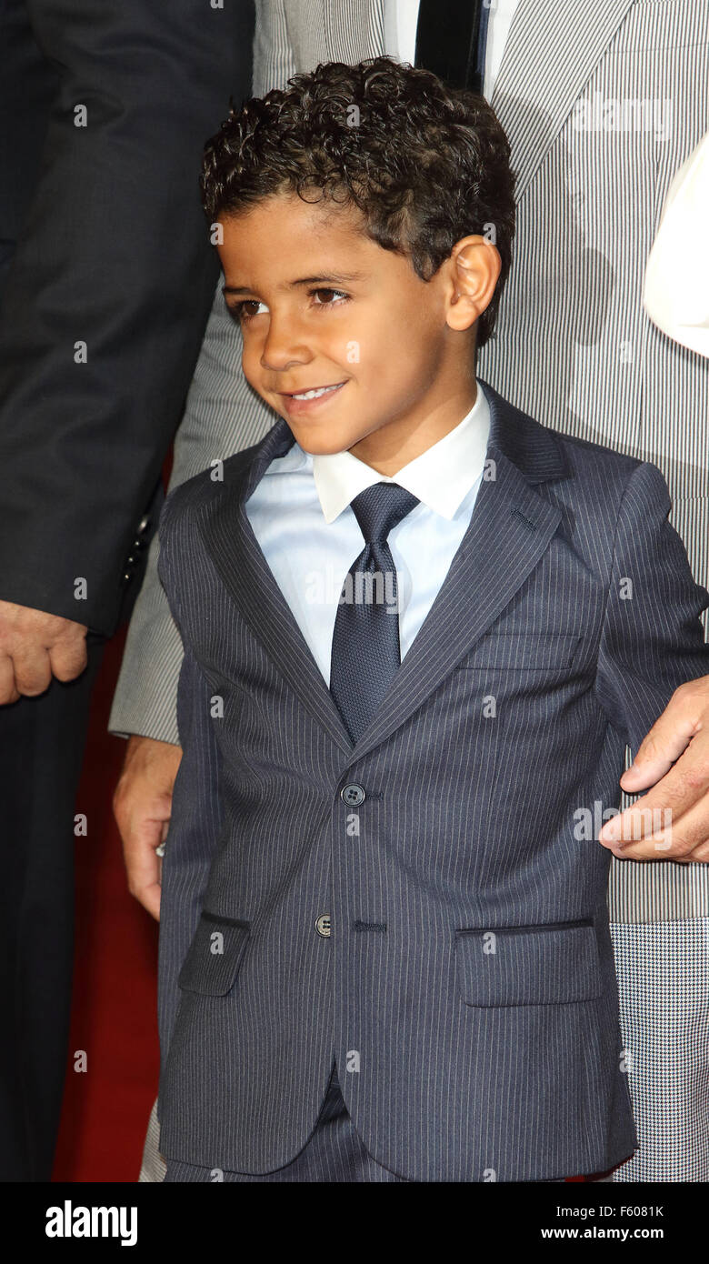 London.UK. Cristiano Ronaldo Jr at World Premiere of Ronaldo at the Vue ...