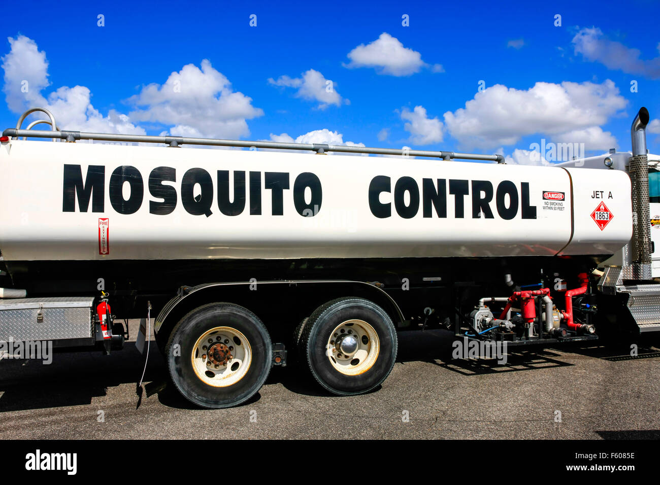 Large Mosquito Control tanker at Fort Myers airport in Florida Stock ...