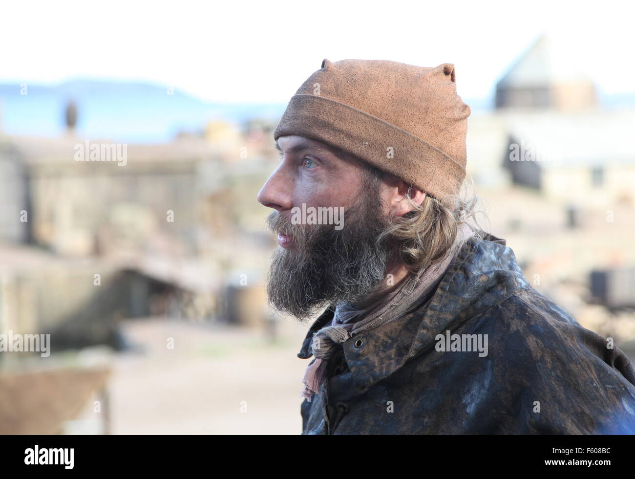 British drama television series Poldark being filmed in Charlestown in ...