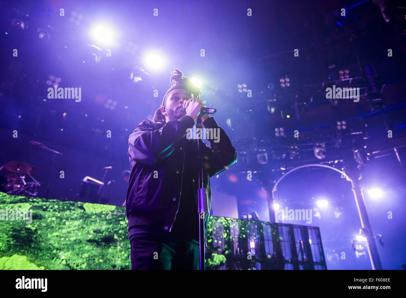 The Weeknd performing live at Apple Music Festival at the Roundhouse ...