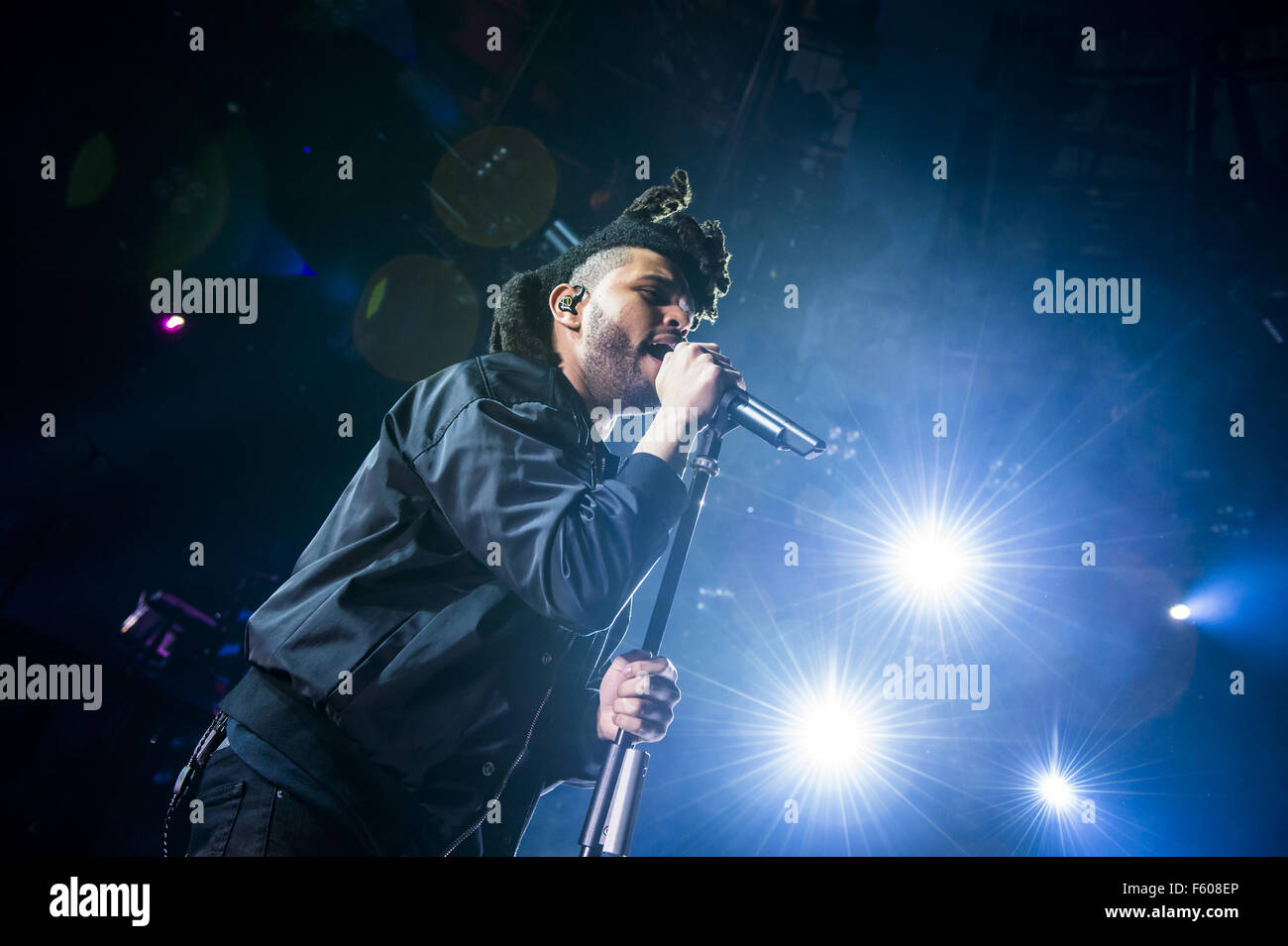 The Weeknd performing live at Apple Music Festival at the Roundhouse ...
