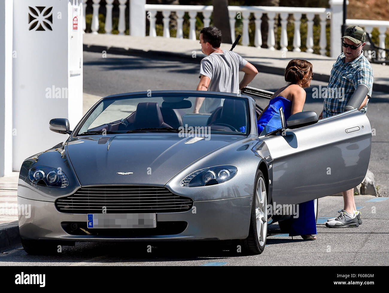 Jessica Wright arrives to film her 30th Birthday party scene for 'The ...