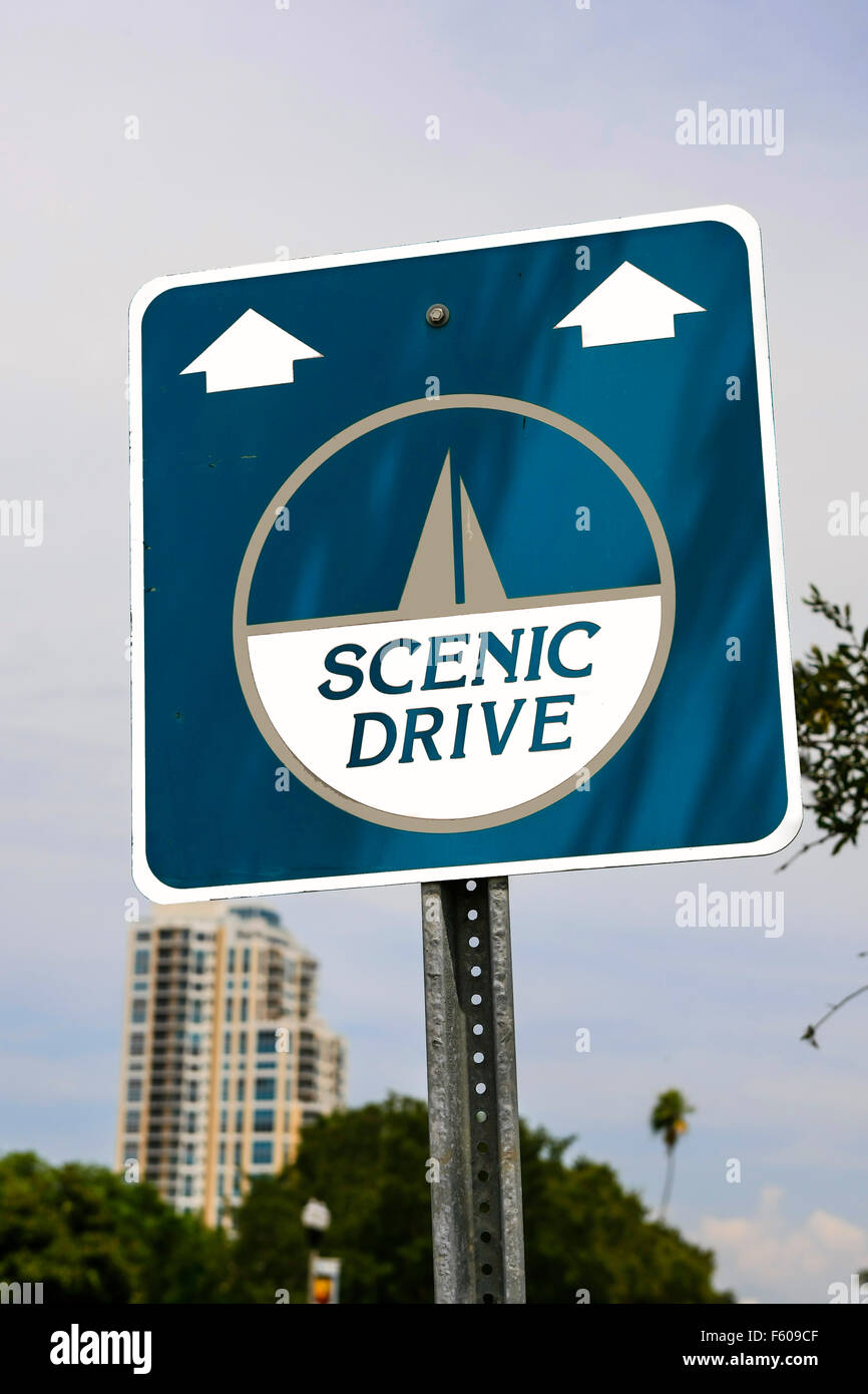 Florida scenic highway road sign hi-res stock photography and images ...
