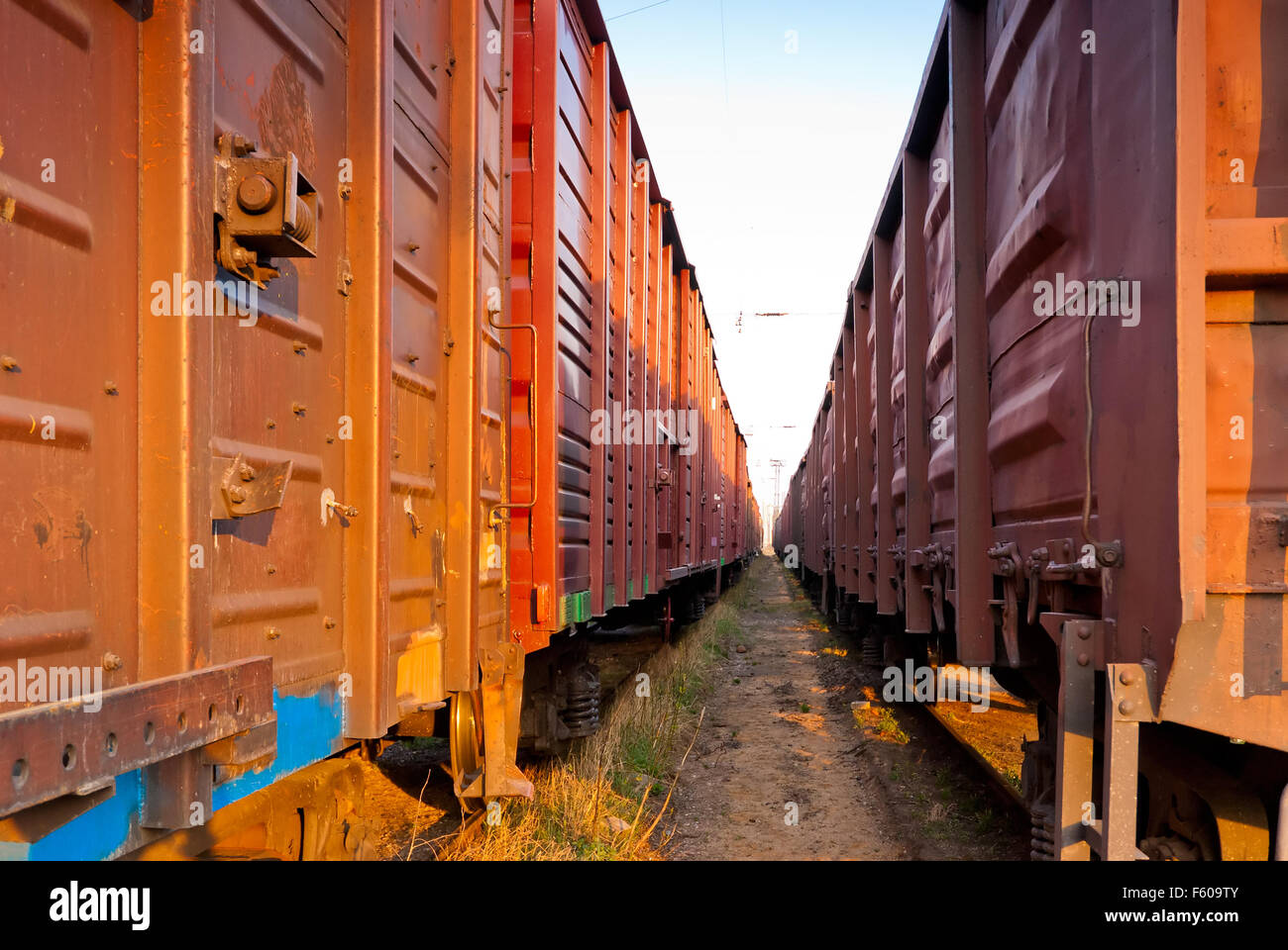 Rail wagons hi-res stock photography and images - Alamy