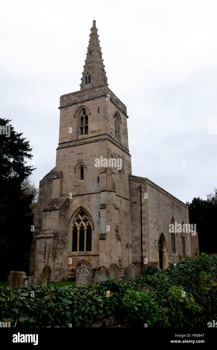 St. Mary`s Church, Southwick, Northamptonshire, England, UK Stock Photo ...