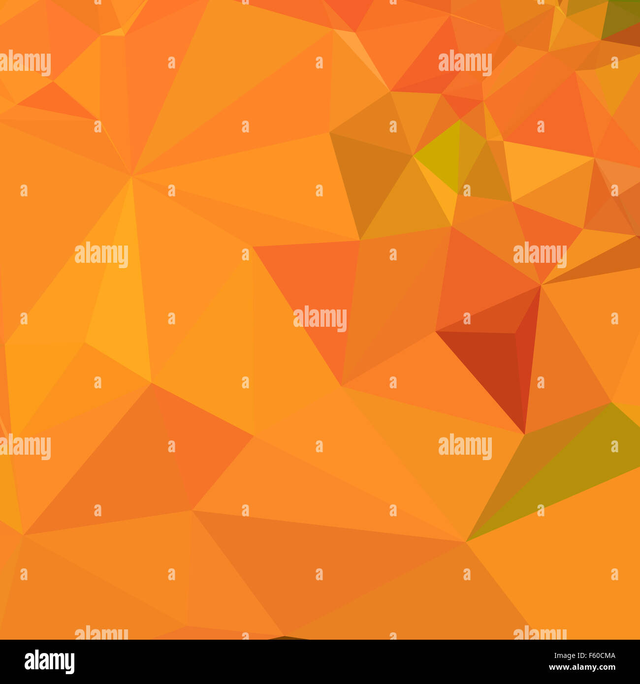 Low polygon style illustration of pumpkin orange abstract geometric ...