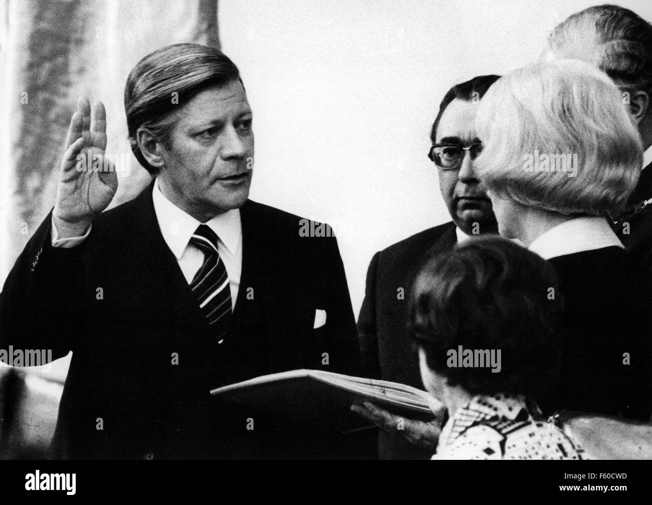 FILE - I file picture dated 16 May 1974 shows Helmut Schmidt being ...