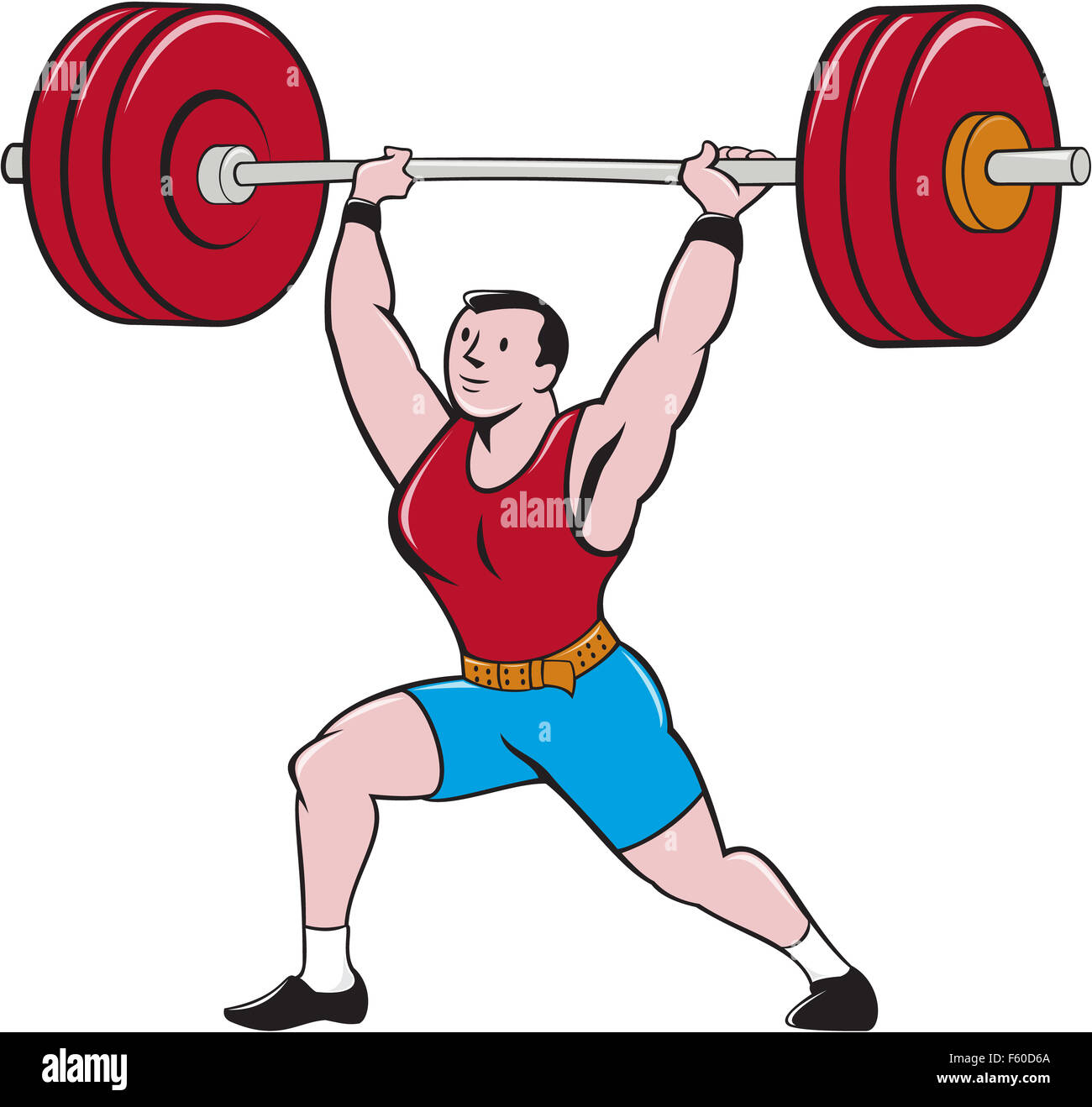 Cartoon bodybuilder hi-res stock photography and images - Alamy