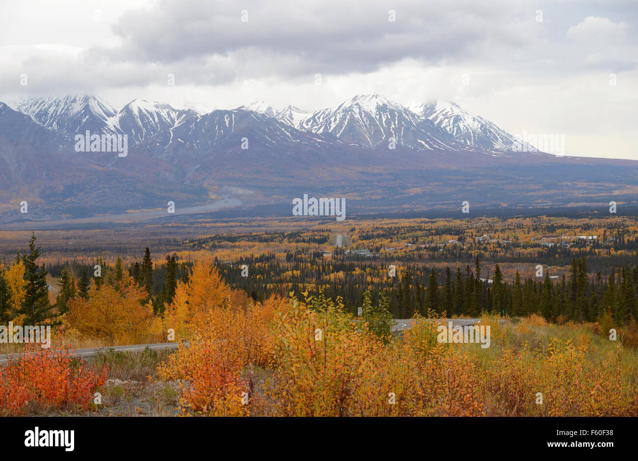 Yukon landscape in the fall Stock Photo - Alamy