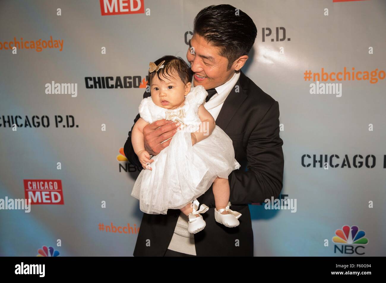 Chicago, IL, USA. 10th Nov, 2015. Brian Tee ''Chicago Med'' & Baby ...