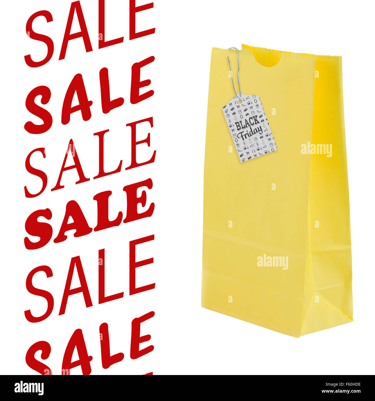 Composite image of black friday advert Stock Photo - Alamy