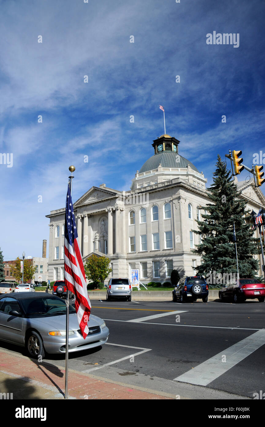 Boone County Courthouse, Lebanon, Indiana. Finished in 1912 Stock Photo ...