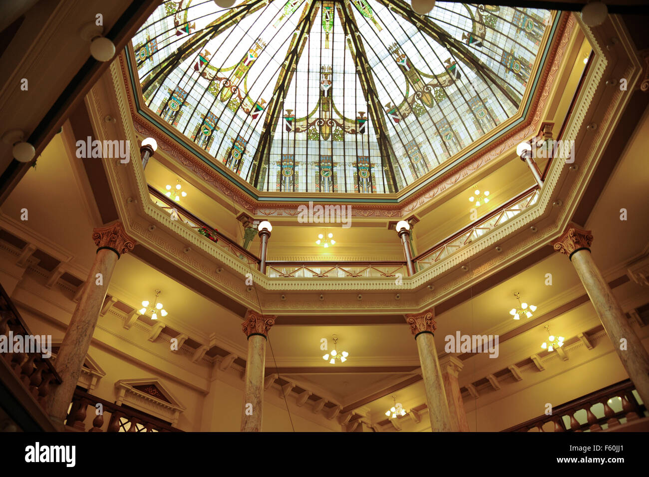 Boone County Courthouse, Lebanon, Indiana. Finished in 1912. Stained ...