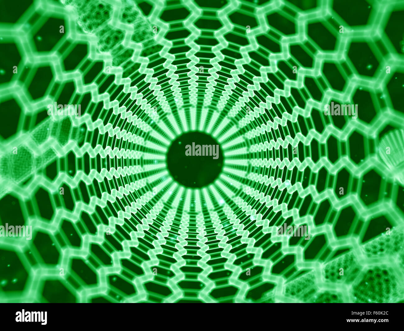 scientific illustration of a nano tube Stock Photo - Alamy