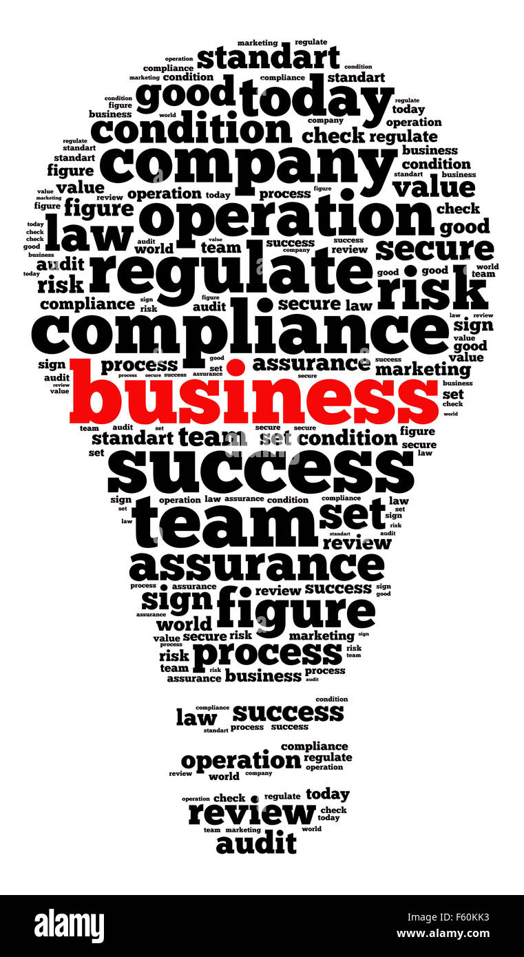 Lightbulb illustration word cloud concept Stock Photo - Alamy