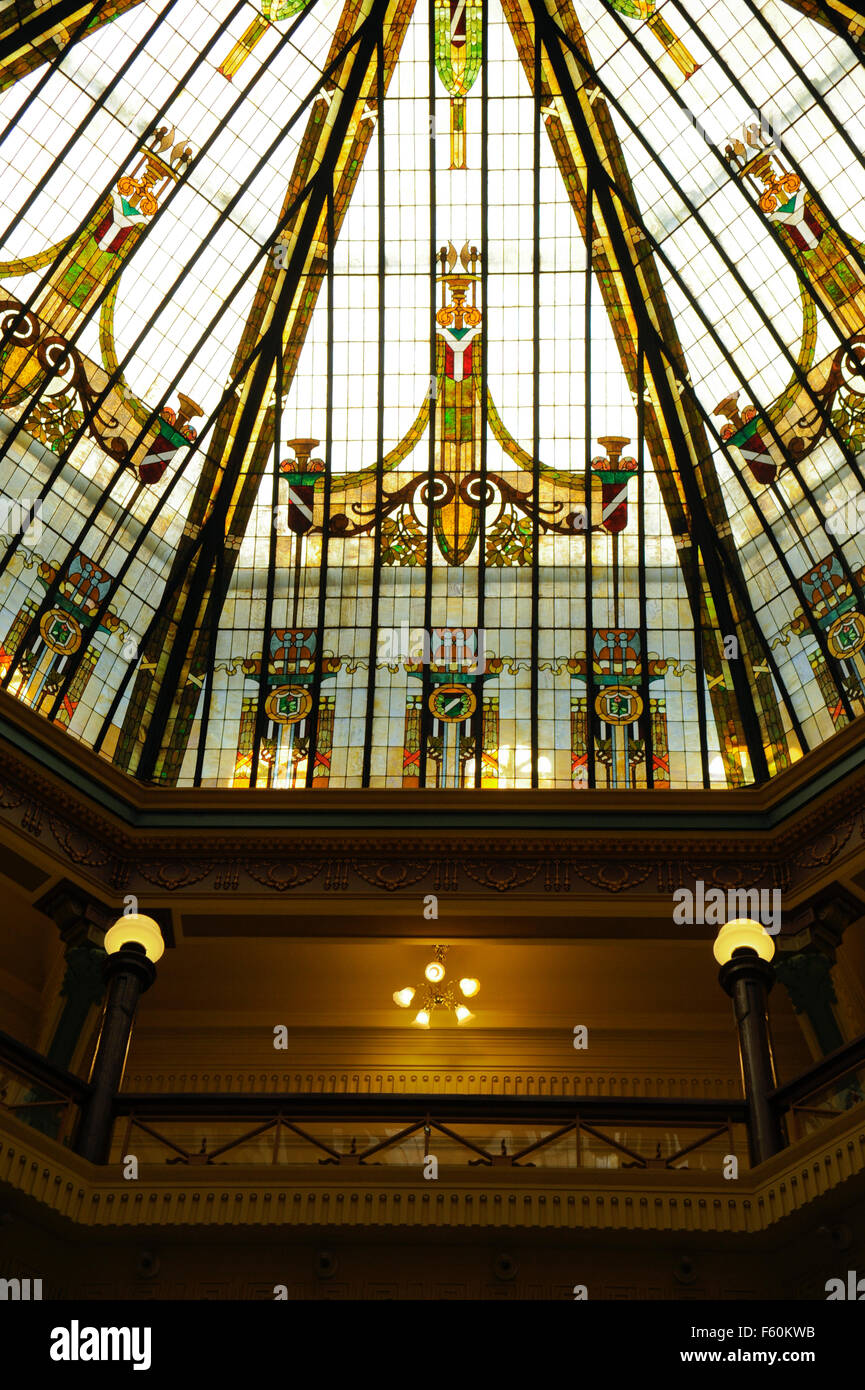 Boone County Courthouse, Lebanon, Indiana. Finished in 1912. Stained ...