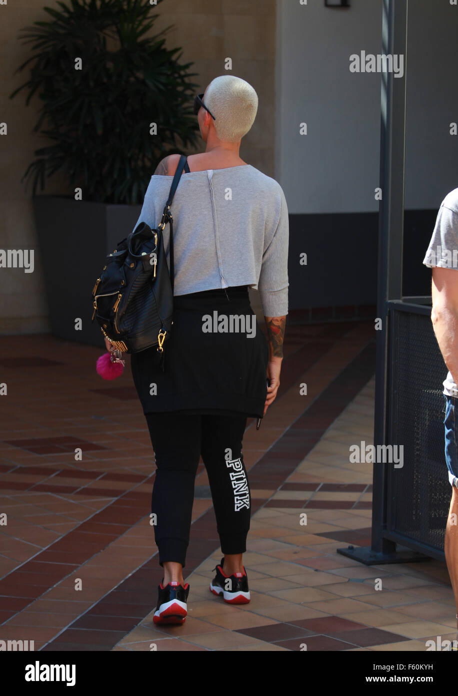 Amber Rose arrives at a spa in West Hollywood Featuring: Amber Rose ...