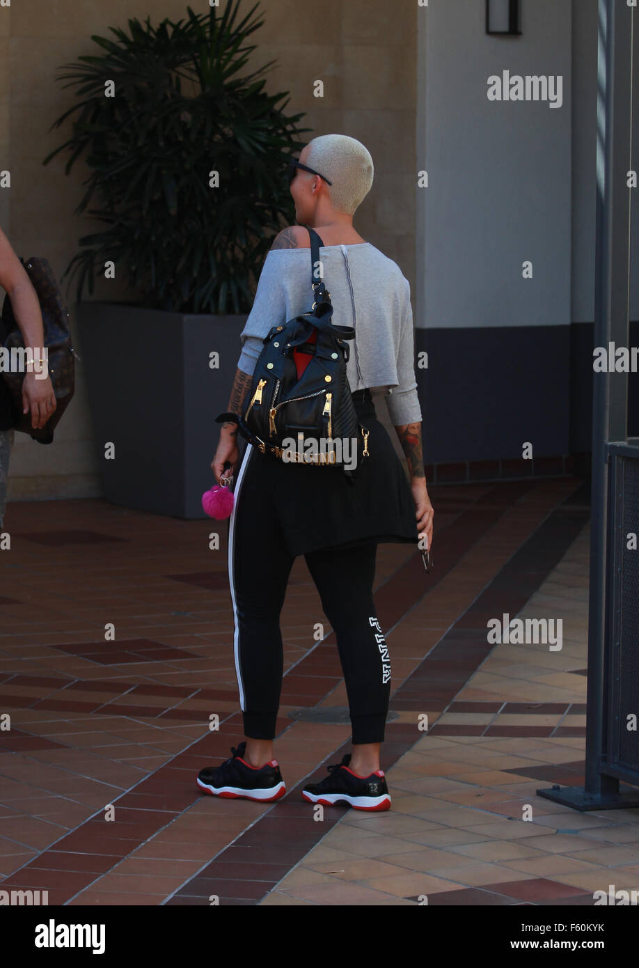 Amber Rose arrives at a spa in West Hollywood Featuring: Amber Rose ...