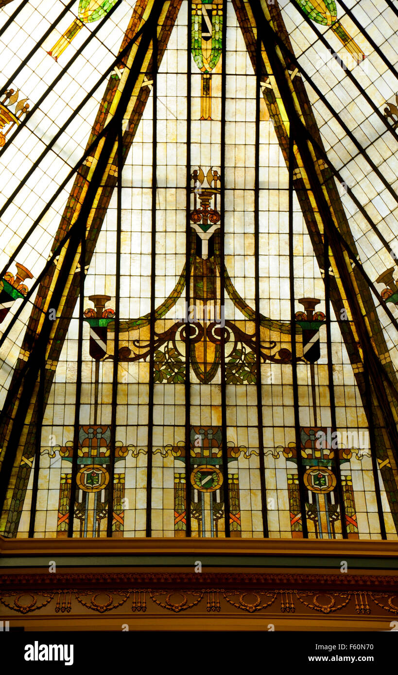 Boone County Courthouse, Lebanon, Indiana. Finished in 1912. Stained ...