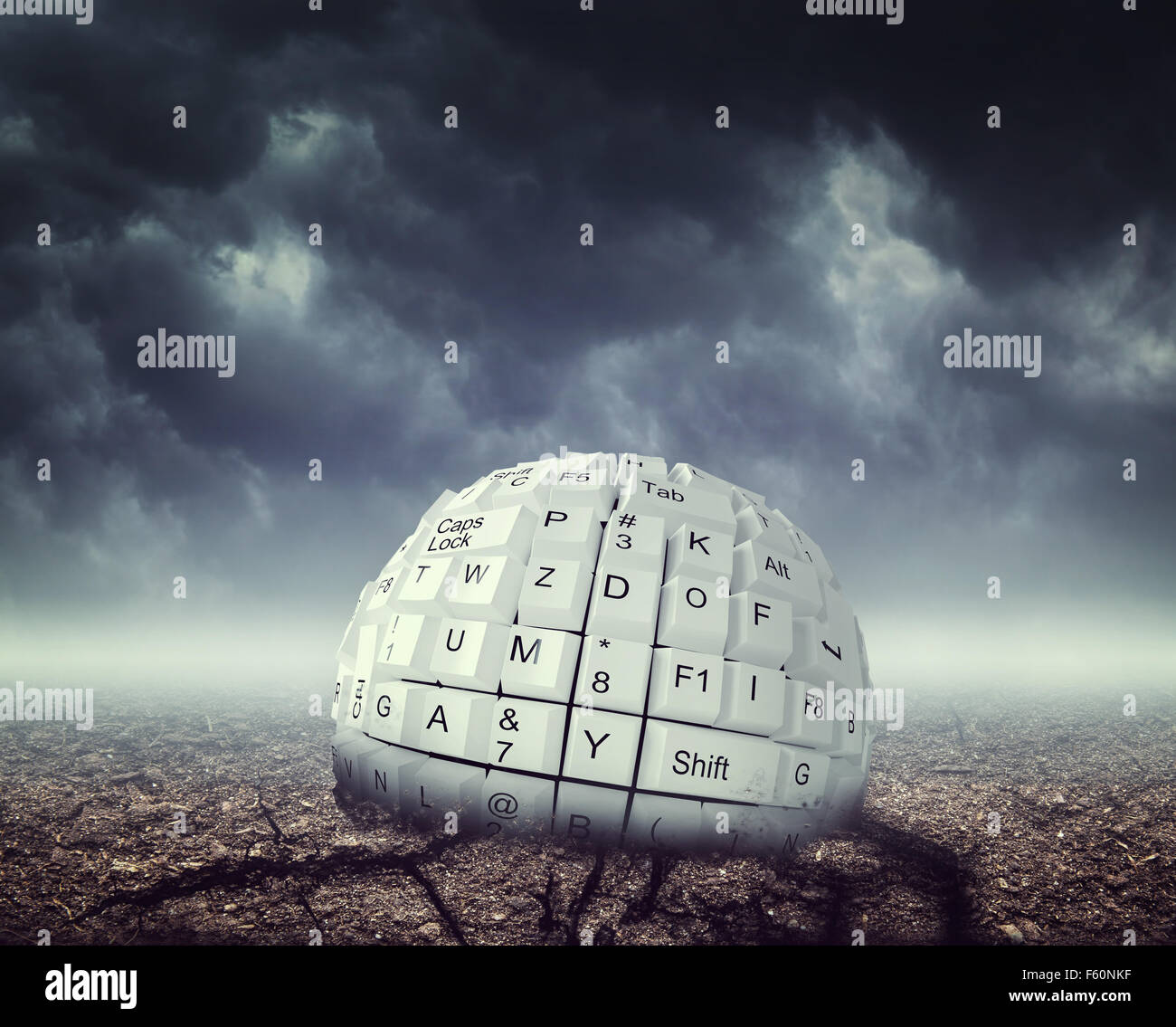 Letters keyboard over view hi-res stock photography and images - Alamy
