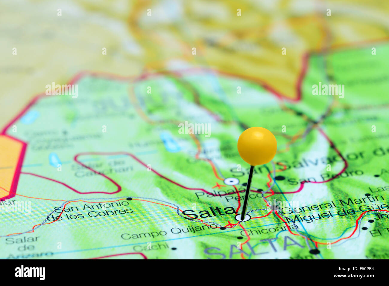 Salta map hi-res stock photography and images - Alamy