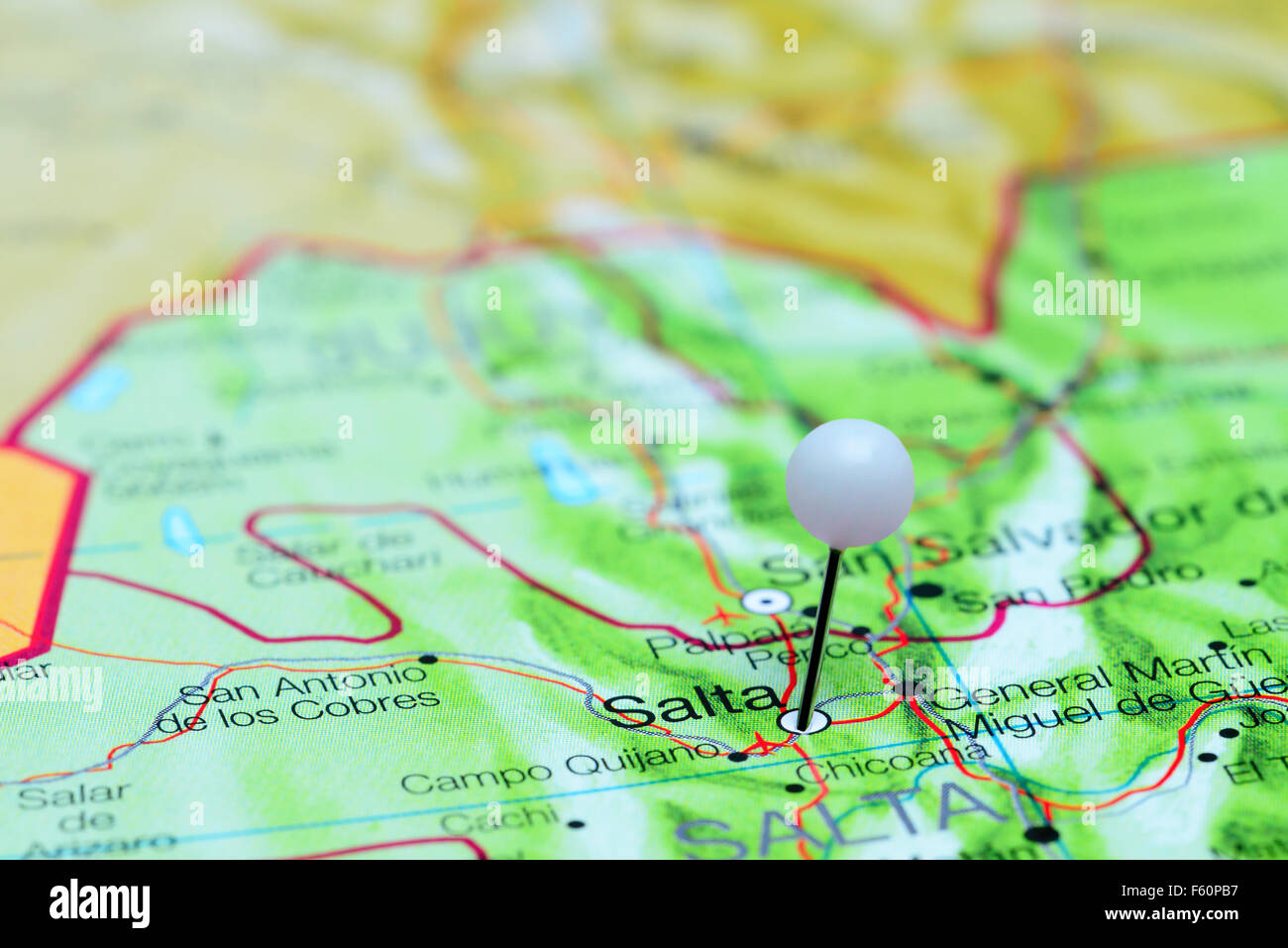 Salta map hi-res stock photography and images - Alamy