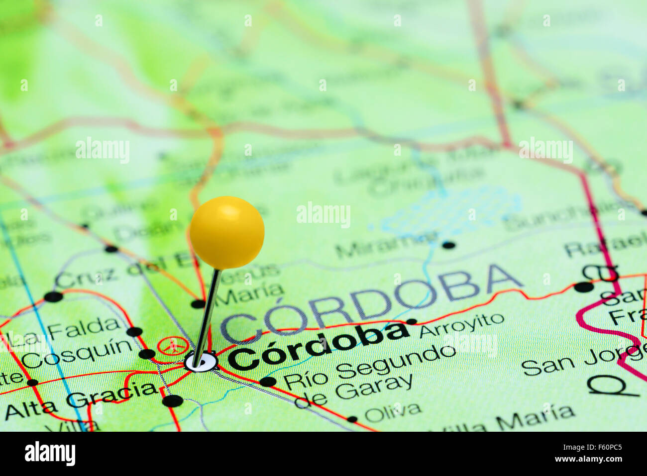 Cordoba On A Map High Resolution Stock Photography and Images - Alamy