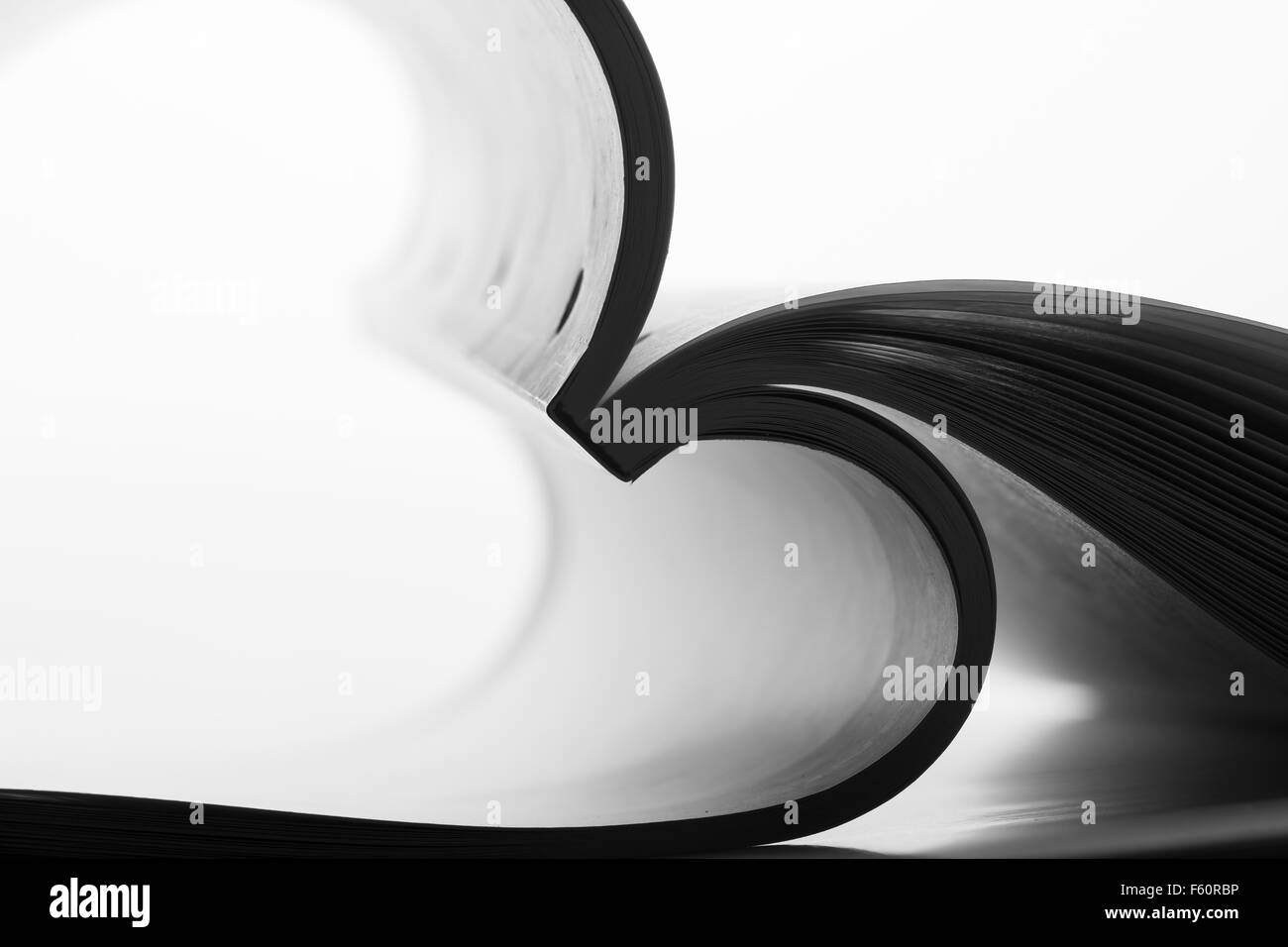 Macro view of an open catalog Stock Photo - Alamy