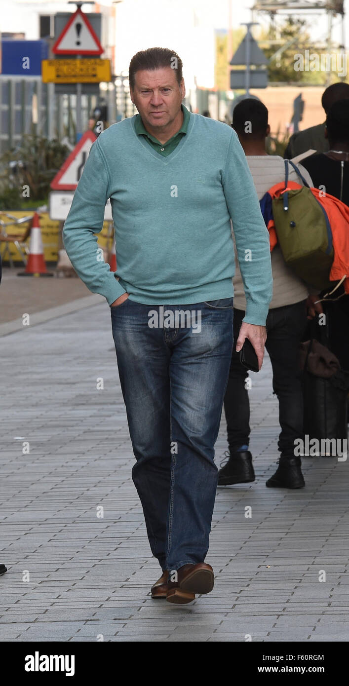 Chris Waddle takes a stroll around Media City in Manchester with his ...