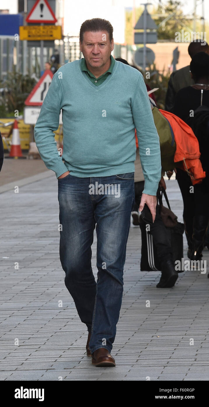 Chris Waddle takes a stroll around Media City in Manchester with his ...