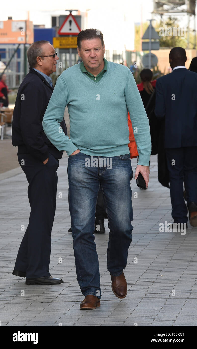 Chris Waddle takes a stroll around Media City in Manchester with his ...