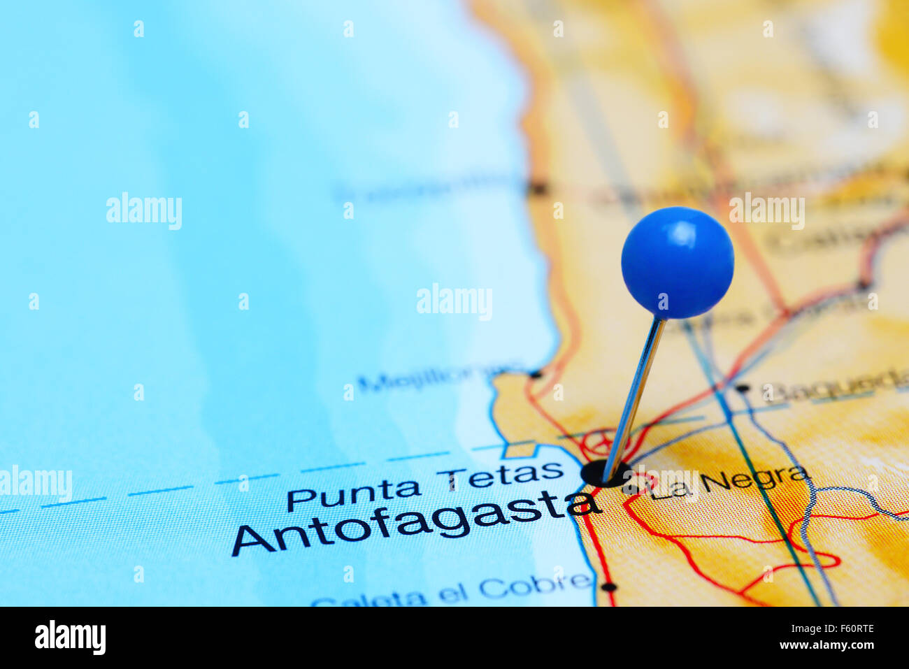 Map of antofagasta hi-res stock photography and images - Alamy