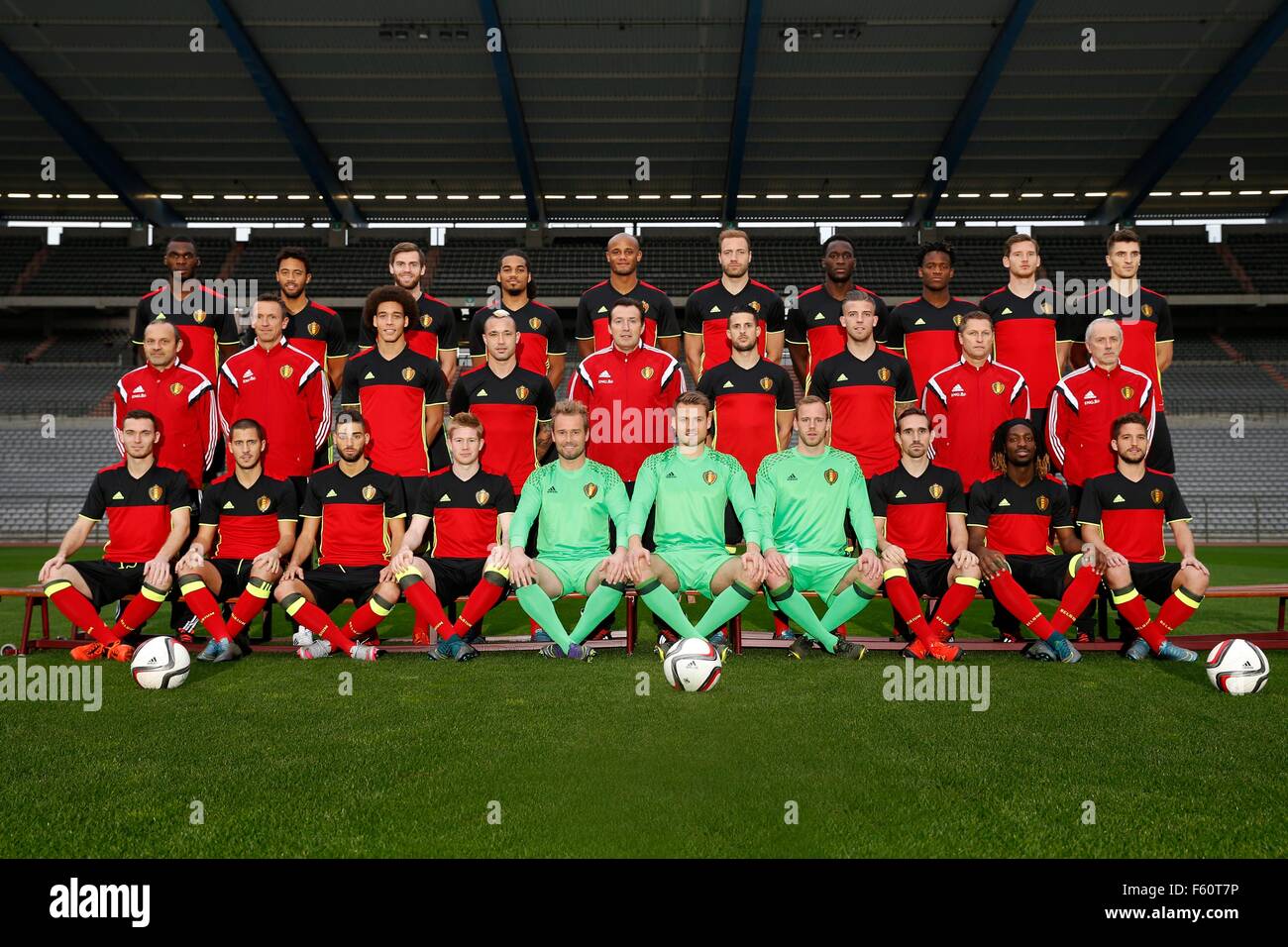 Brussels, Belgium. 10th Nov, 2015. The Belgium mens national football ...