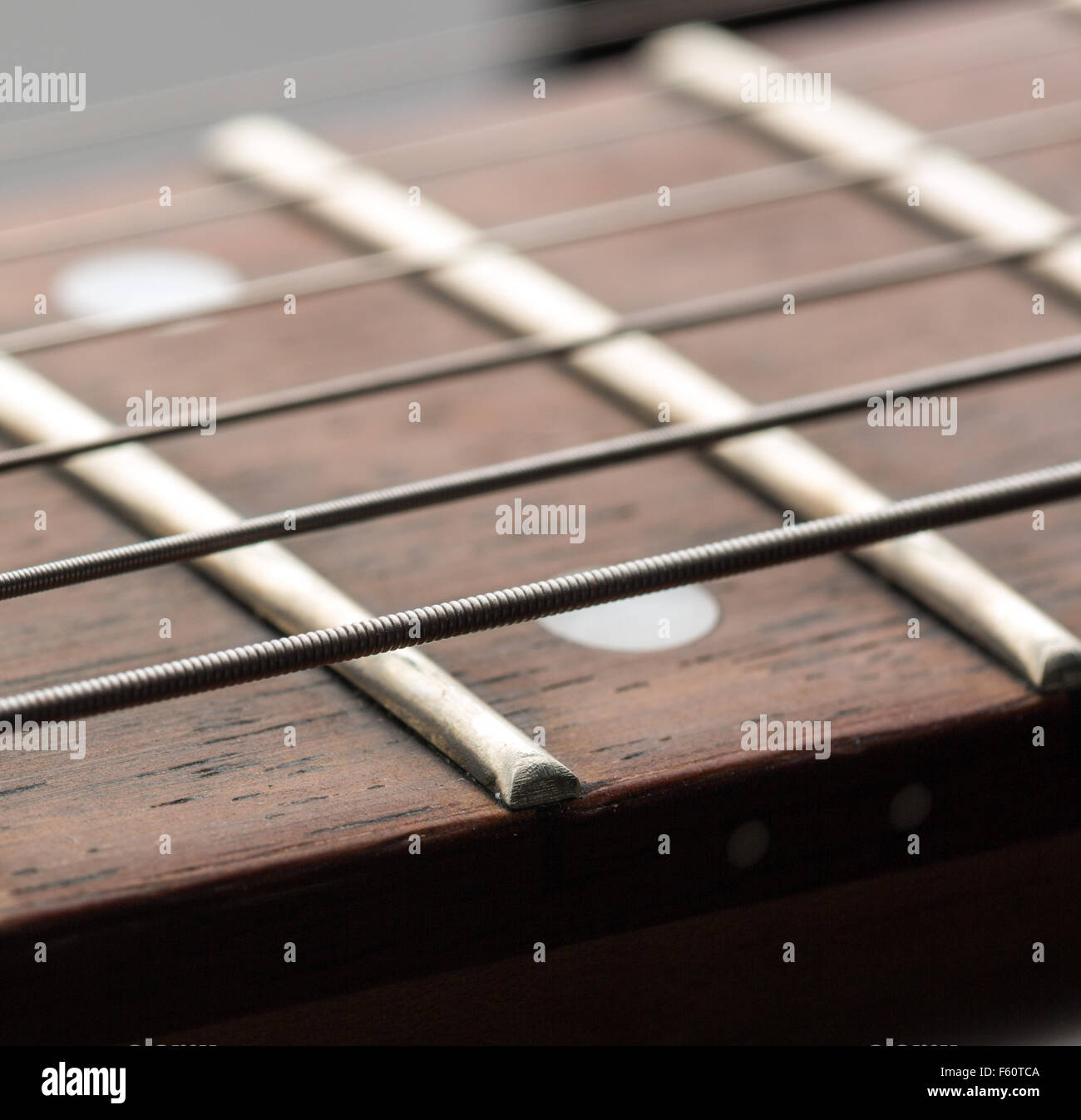 Macro of strings on electric guitar Stock Photo - Alamy