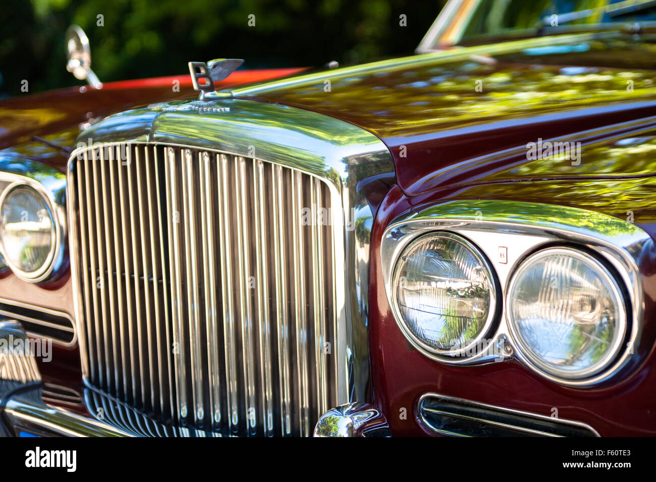 Front detail of a Bentley Stock Photo - Alamy
