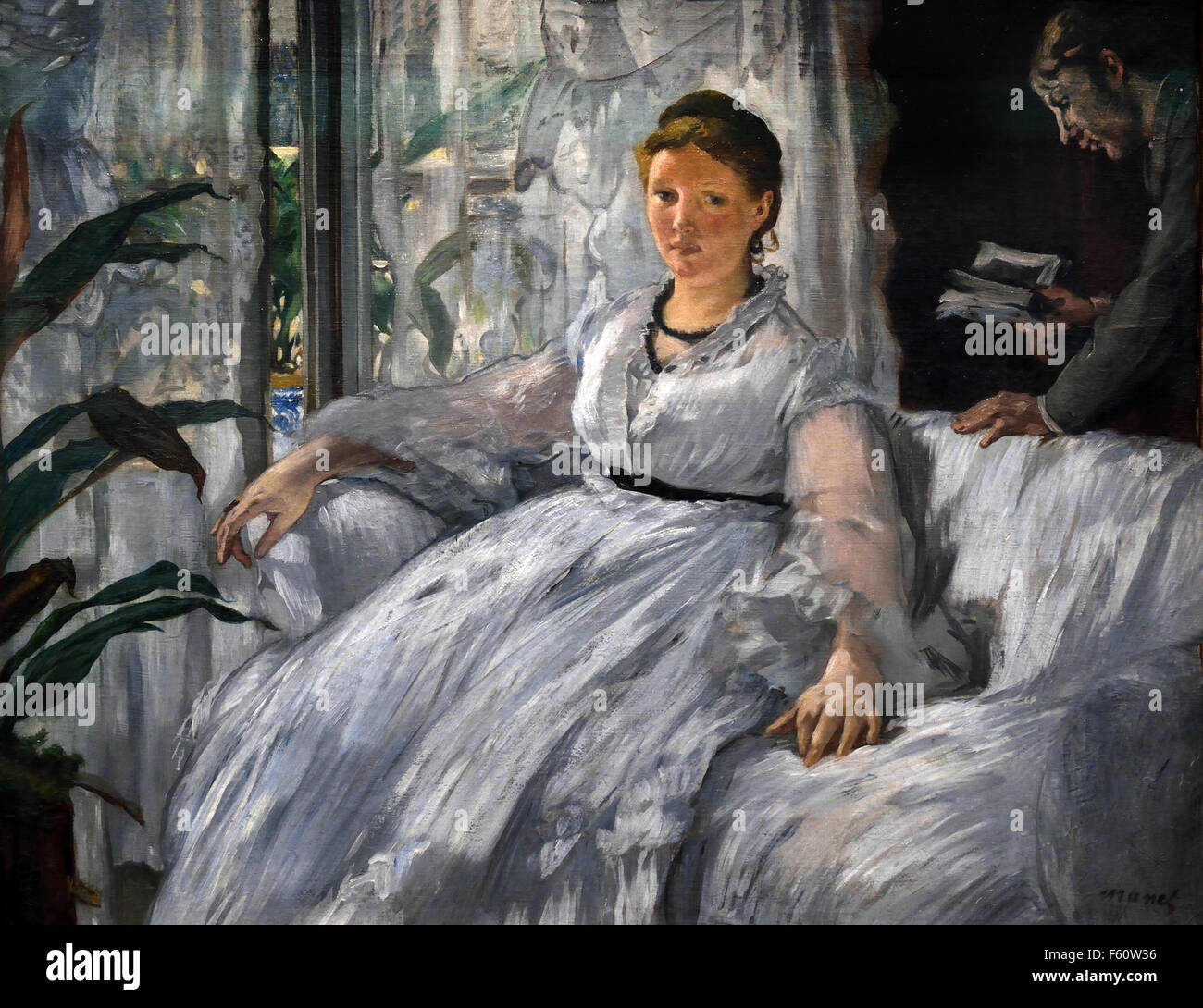 The reading 1865 edouard manet hi-res stock photography and images - Alamy