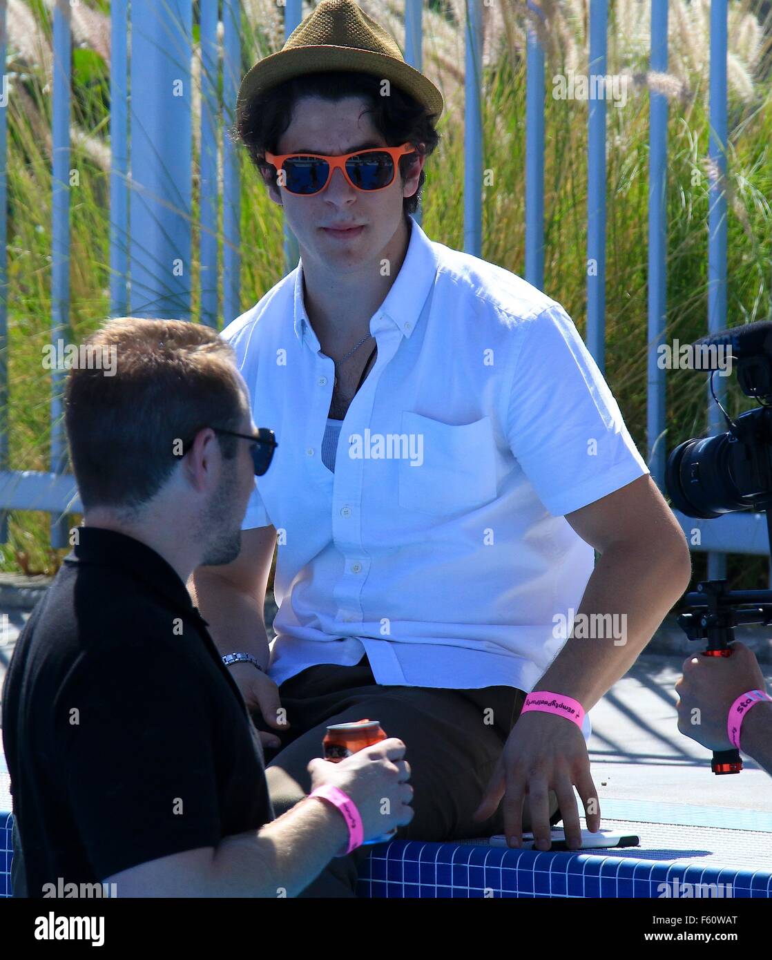 Empty Pool Party at Downey Pool Featuring: David Henry Where: Los ...