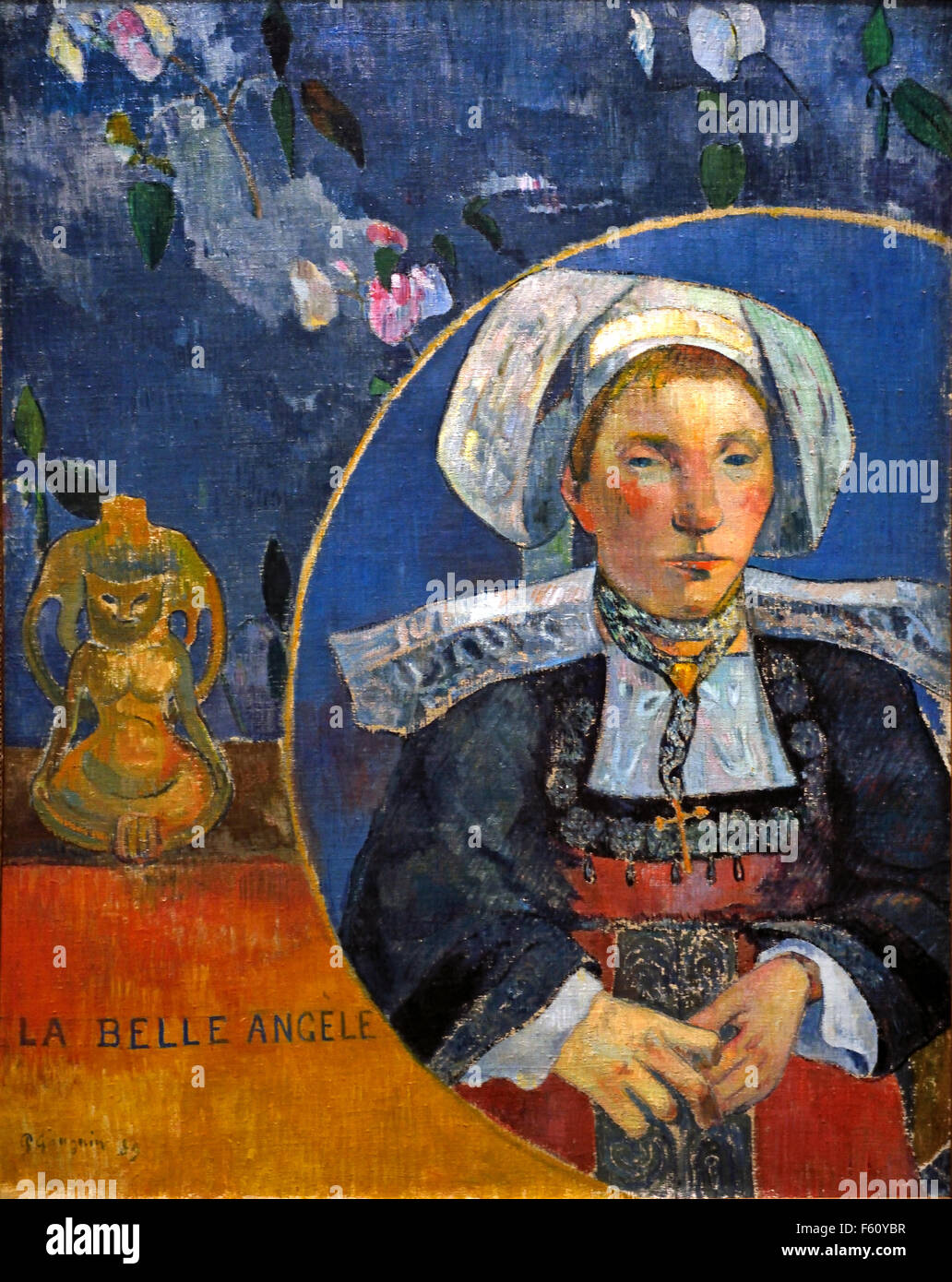 La Belle Angele 1889 Paul Gauguin 1848–1903 France French Stock Photo ...
