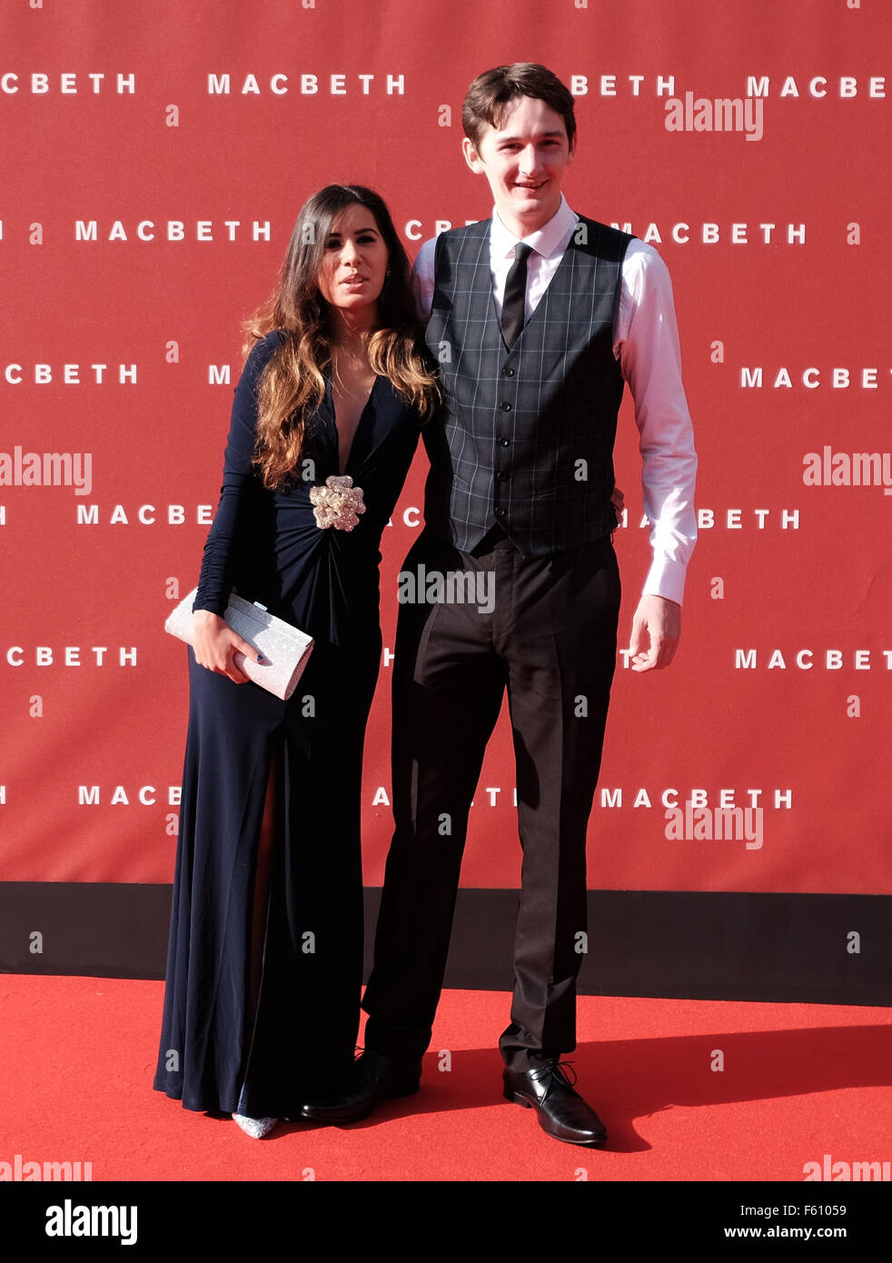 UK premiere of 'Macbeth' held at the Festival Theatre - Arrivals Featuring: James Harkness ...