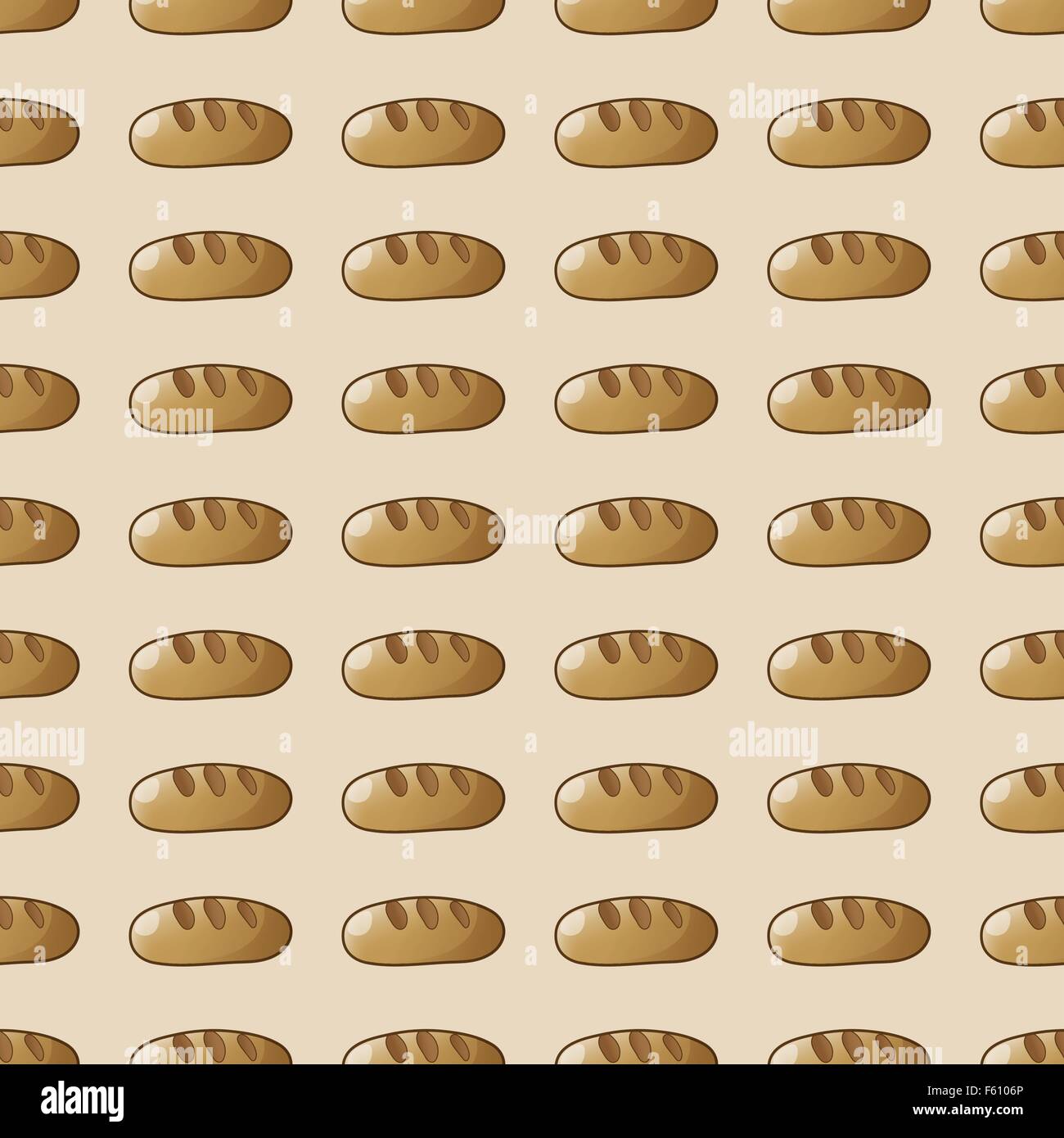 Seamless pattern with bread Stock Vector Image & Art - Alamy