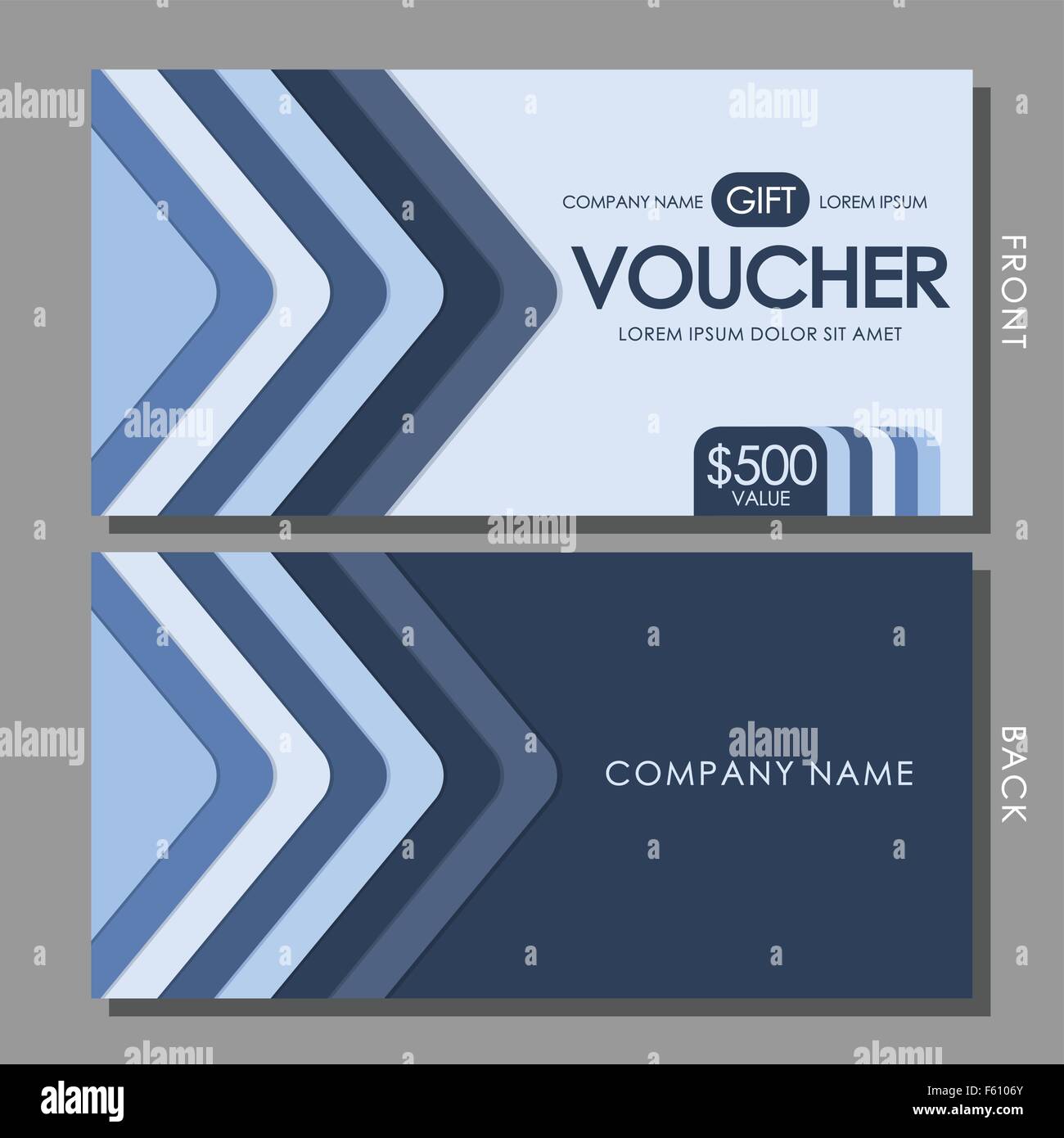 Modern Gift Voucher Template. Editable Vector Stock Vector Image & Art ...