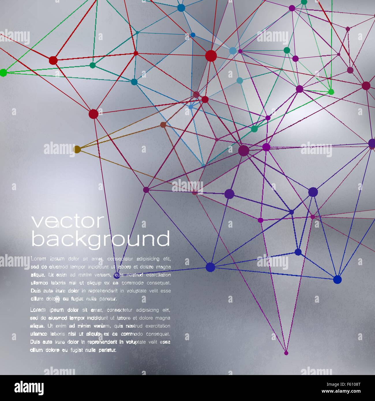 Abstract Geometric Polygonal Shape. Vector Science Background ...