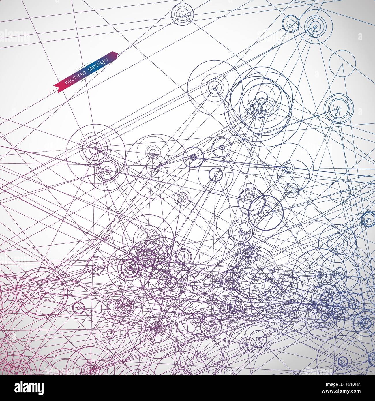 Abstract Geometric Polygonal Shape. Vector Science Background ...