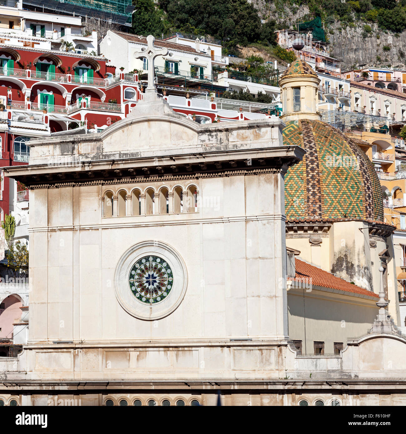Santa Maria Assunta Church in Positano Stock Photo - Alamy