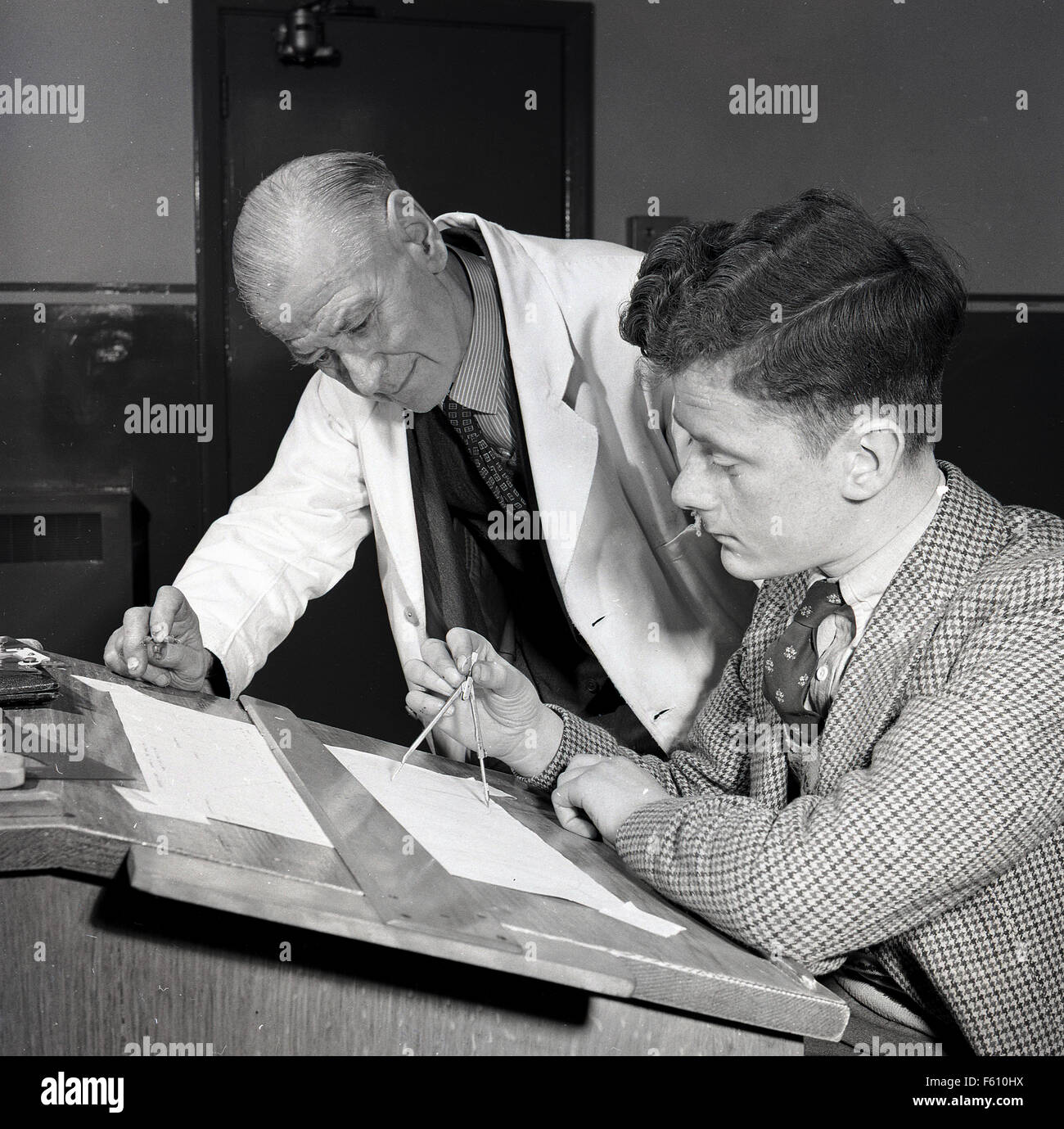 1950s Teacher High Resolution Stock Photography and Images - Alamy