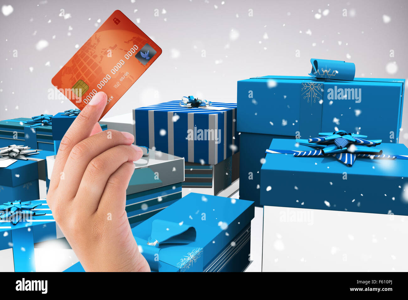 Credit card bow ribbon hi-res stock photography and images - Alamy