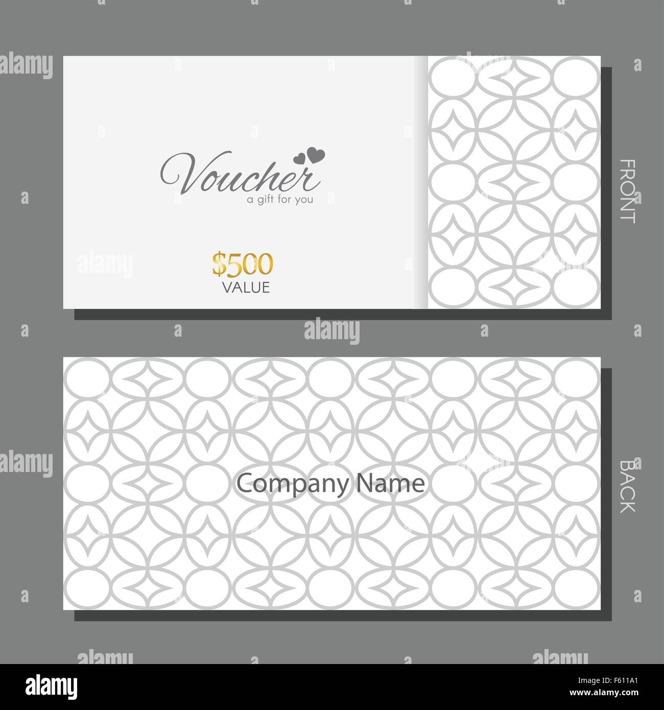 Modern Gift Voucher Template Stock Vector Image & Art - Alamy
